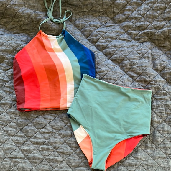 Rad Swim | Swim | Rad Swim Reversible Tankini And Bottoms Good ...